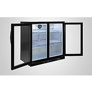 Procool Refrigeration 2-door Glass Front Counter Height Back Bar Beverage Cooler; 36" Wide