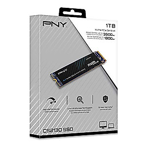 PNY CS2130 1TB M.2 PCIe NVMe Gen3 x4 Internal Solid State Drive (SSD), Read up to 3,500 - M280CS2130-1TB-RB
