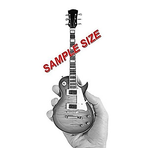 Miniature Light Grey Guitar for Johnny Ramone Display Gift