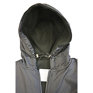 Adoretex Unisex Swim Parka Water Resistant Warm Coat Water Sports Swim Parka for Adults & Kids-PK005-Navy/Black-AXS