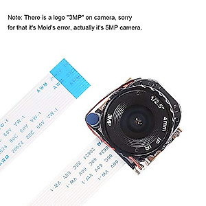 for Raspberry Pi Camera Module 4 B 5MP 1080p OV5647 Automatically Switching Between Day-Vision and Night-Vision Webcam Lens 72 Degree FoV for Raspberry Pi Model A/B/B+, Pi 2 and Raspberry Pi 3,3 b+