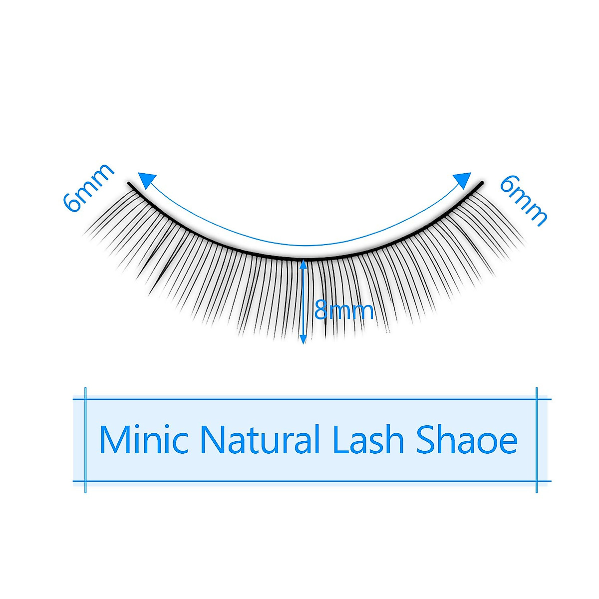 Fenshine 20 Paris Practice Eyelashes for Lash Extensions Supplies,Training Lashes Self-Adhesive Practice Lashes for Training Eyelash Extension Makeup Beginners…