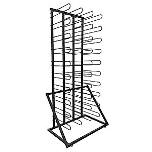 INNOVART Vinyl Roll Floor Storage Rack, Vinyl Roll Holder, Viny Roll Storage Rack for Craft Room, Vinyl Storage Organizer for Cricut, Linen Rolls, Fabric Rolls, Texture Rolls and Vinyl Rolls, 40 Rolls