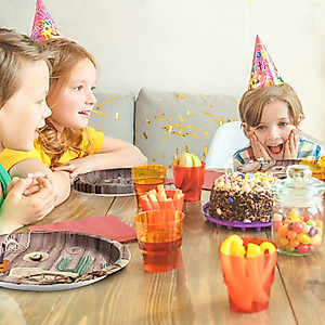 Tevxj 96PCS Western Tableware Set Cowboy Paper Plates Cowboy Themed Party Plates Napkins Forks for Baby Shower Birthday Party Decorations Supplies 24 Guests