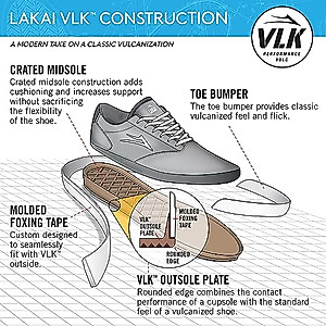 Lakai Owen VLK, Skate Shoes, Grape Suede, 9