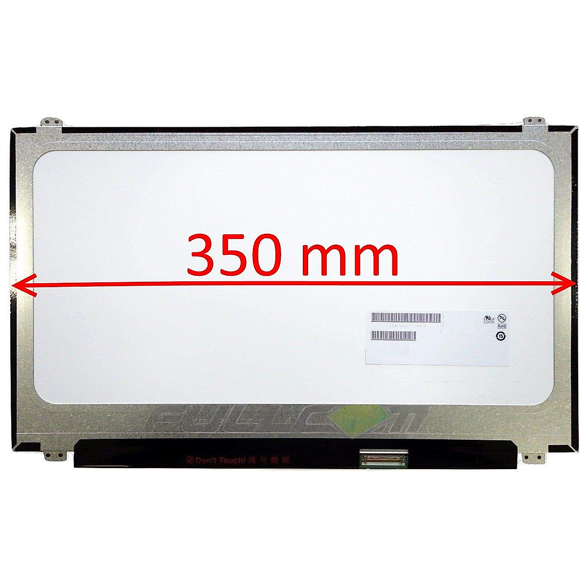 FULLCOM New LCD Replacement Screen 15.6 Inch Compatible with VIVOBOOK F510UA 1920x1080 (with Tabs) 30 Pin Matte for Laptop/Display/Screen/LCD Application