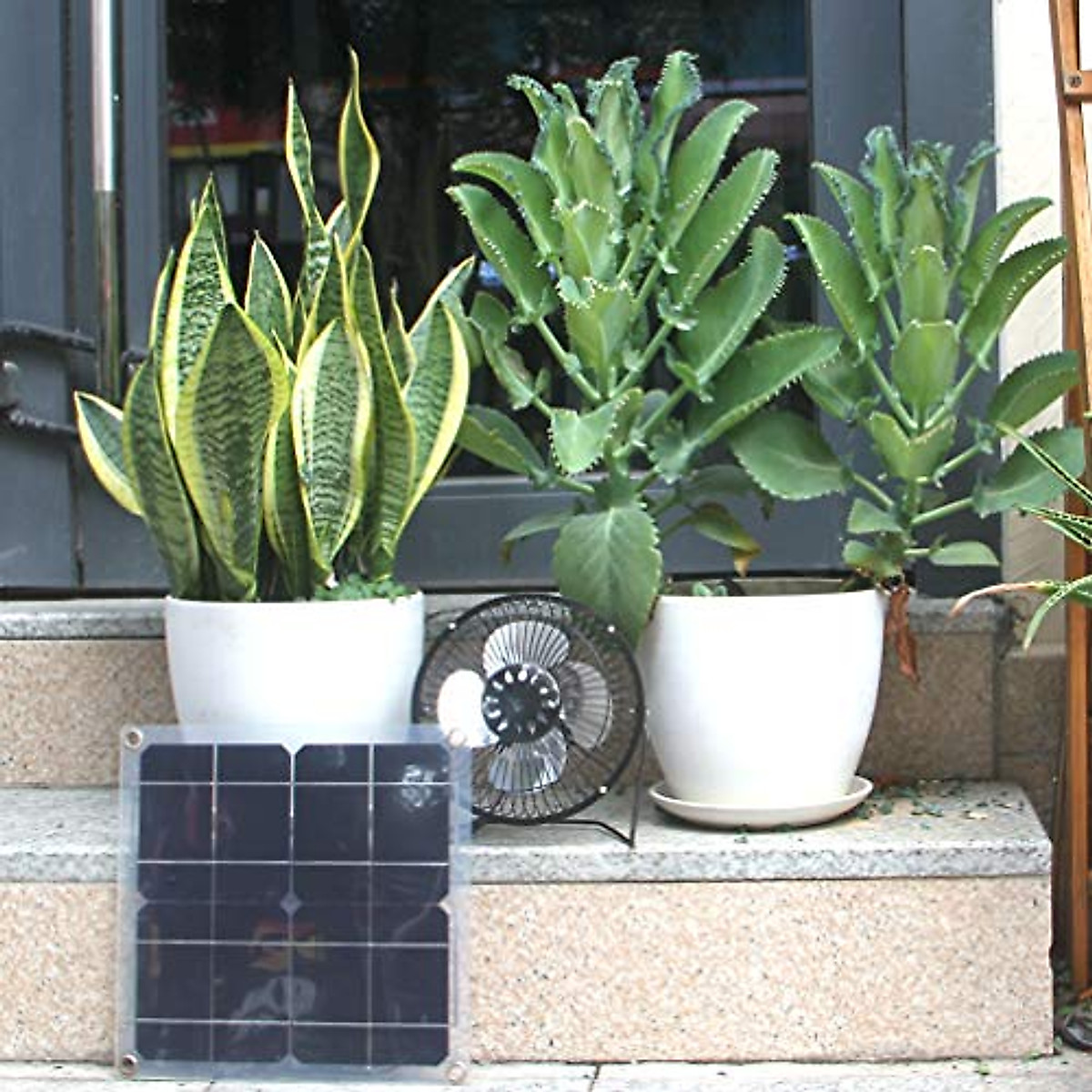 solar fan 10w 6 inch Fan Powered Ventilation Caravan Camping Home Office Outdoor Traveling Fishing by solar fan