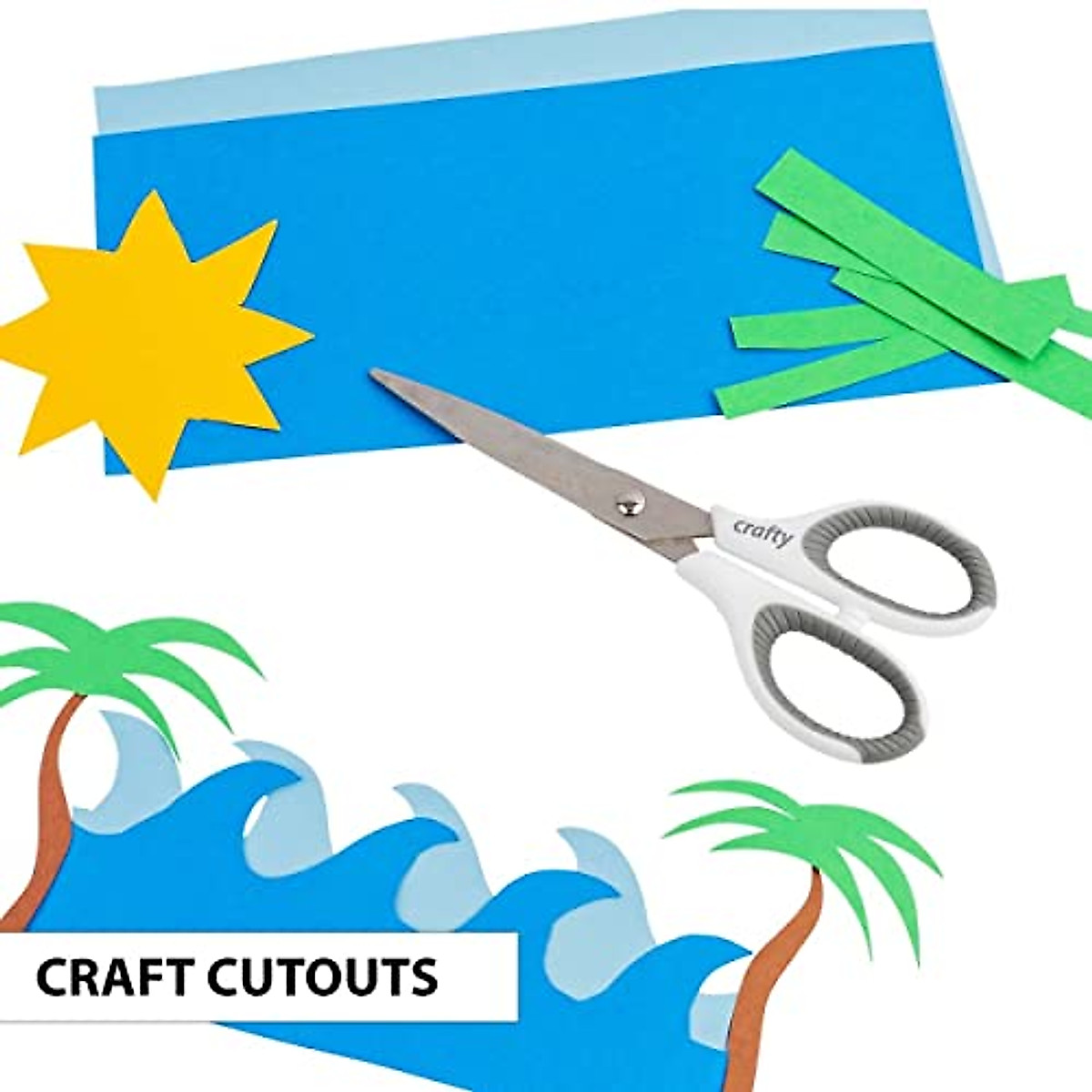 SINGER 07180 6-1/2-Inch Sewing Scissors with Pink and White Comfort Grip, Silver