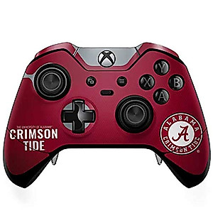 Skinit Decal Gaming Skin compatible with Xbox One Elite Controller - Officially Licensed College Alabama Crimson Pride Design