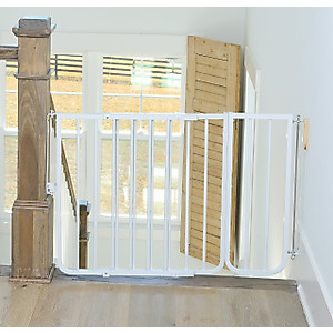 Cardinal Gates 10.5" Extension for Stairway Special Gate and Auto Lock Gate, White