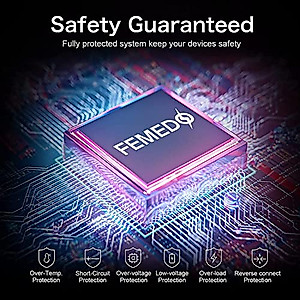 3000W Power Inverter 3000 watt Modified Sine Wave Inverter with 3 AC Outlets and 2.4A USB Port Converter DC 12V in to AC 110V Out for Car RV Truck(Red)