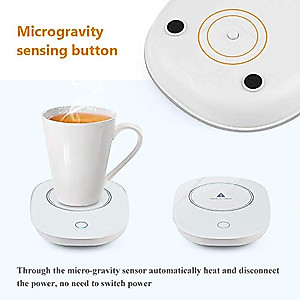Coffee Mug Warmer & Cup Warmer for Desk, Electric Beverage Tea Warmer with Automatic Shut Off for Office Home Use Gift Beverage Candle Wax Cup Warmer Heating Plate