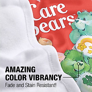 LOGOVISION Care Bears Lightweight Baby Blanket, 30"X40", Beary Big Pile Unisex for Infants Girls & Boys