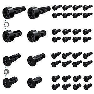 Doorbell Screws, (4Set/40pcs) T5,T16 Doorbell Security Screws Accessories Compatible with Video Doorbell, Video Doorbell 2 and Pro Screws Replacement