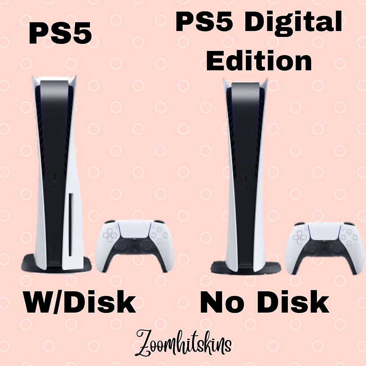 ZOOMHITSKINS Compatible with PS5 Digital Version (No Disk Version) Skin, Spider Red Blue Gold Superhero Silver, Durable, Bubble-Free, Precisely Cut