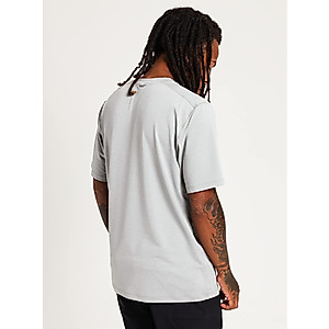 Burton Men's Standard Multipath Essential Tech Short Sleeve T-Shirt, Gray Heather, Small