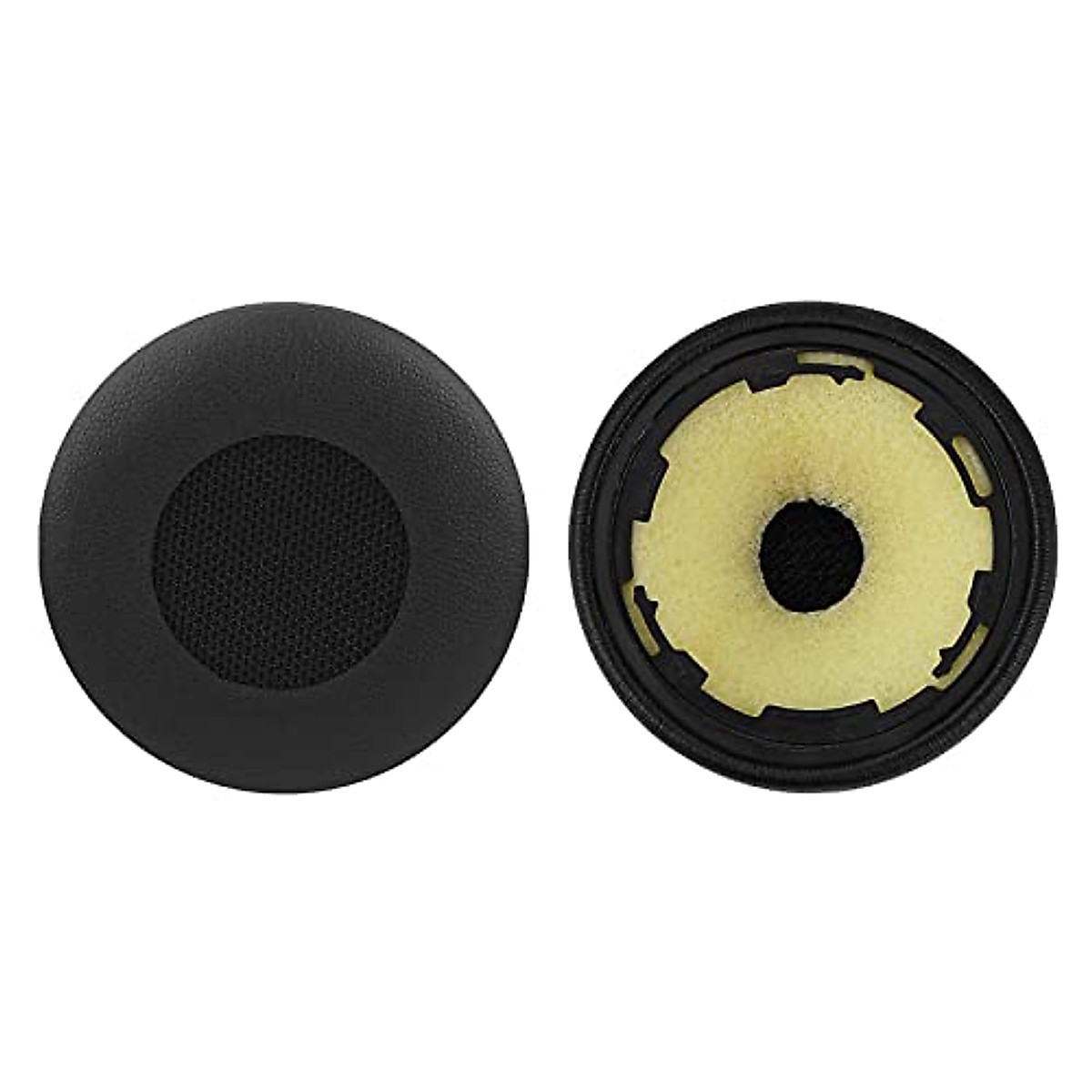 Geekria QuickFit Replacement Ear Pads for Jabra Evolve 75 UC, Evolve 75, Evolve 75+, Evolve 75 MS Headphones Ear Cushions, Headset Earpads, Ear Cups Cover Repair Parts (Black)