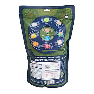 Taffy Shop "Favorites Mix" Salt Water Candy, Assorted Bulk Flavors of Saltwater Taffy, Unique Themed Gourmet Taffy - Family (32oz)