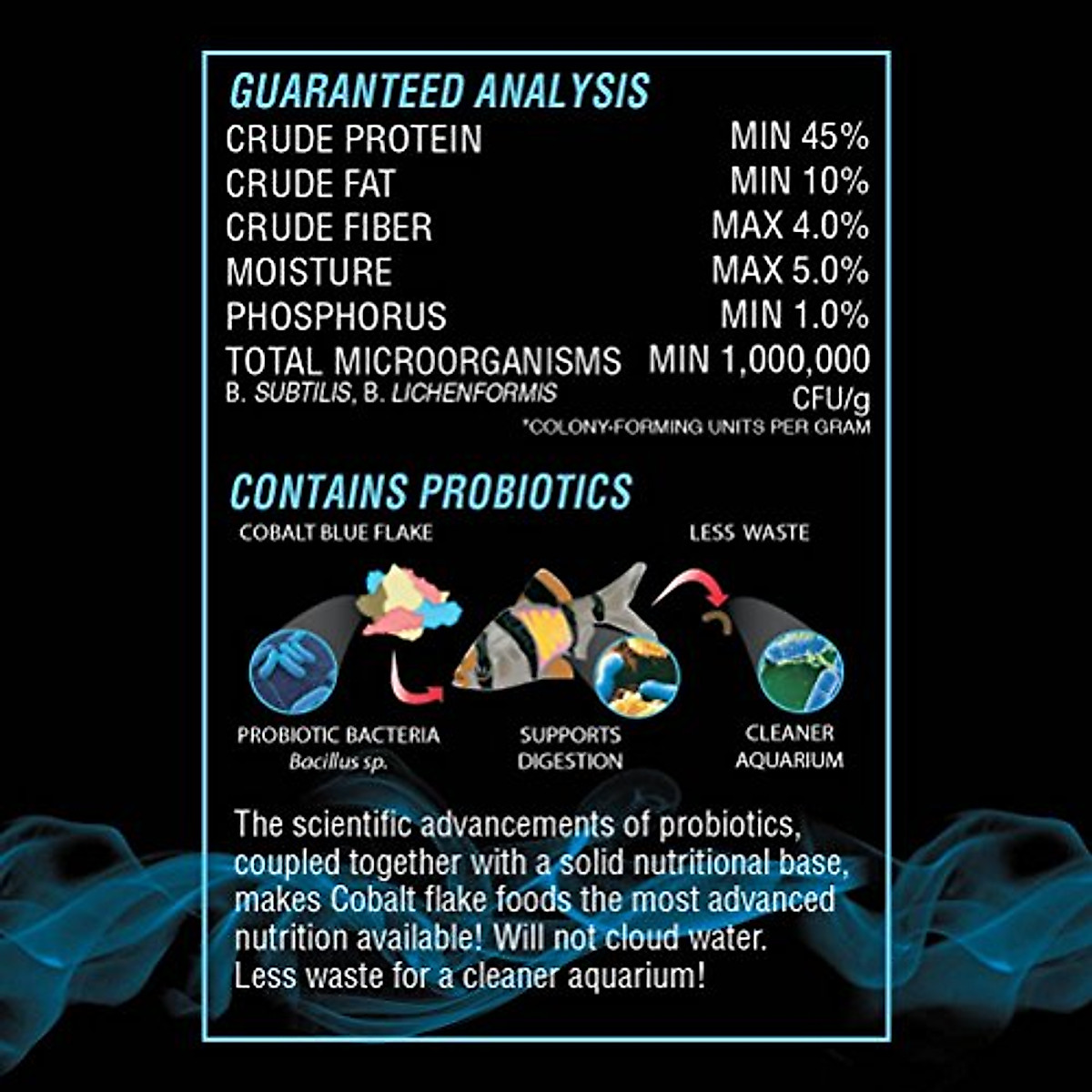 Cobalt Aquatics Color Flake Food 5oz.