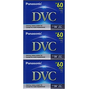3 Mini DV MiniDV VIDEO TAPE CASSETTEs for JVC GR-DV 3