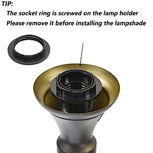 Bieye L10686 Baroque Tiffany Style Stained Glass Torchiere Floor Lamp with Sidelight for Reading Home Decor, 71-inch Tall