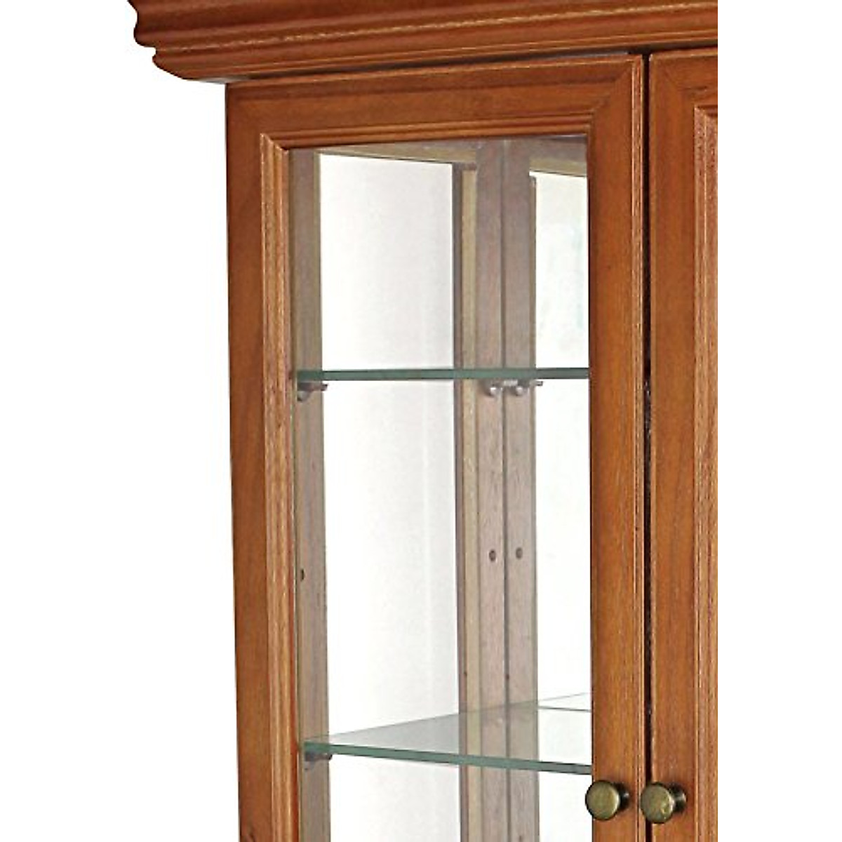 Design Toscano Country Tuscan Wall Curio Display and Storage Cabinet, 20 Inches Wide, 7 Inches Deep, 26 Inches High, Mahogany