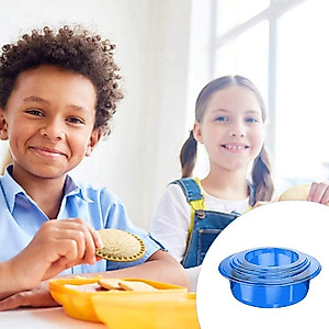 Uncrustables Sandwich Maker, Sandwich Cutter for Kids, Sandwich Cutter and Sealer Have a Lovely Lunch Lunchable Box and Bento Box of Childrens Boys Girls, Blue (Uncrustables Sandwich Maker-Blue)