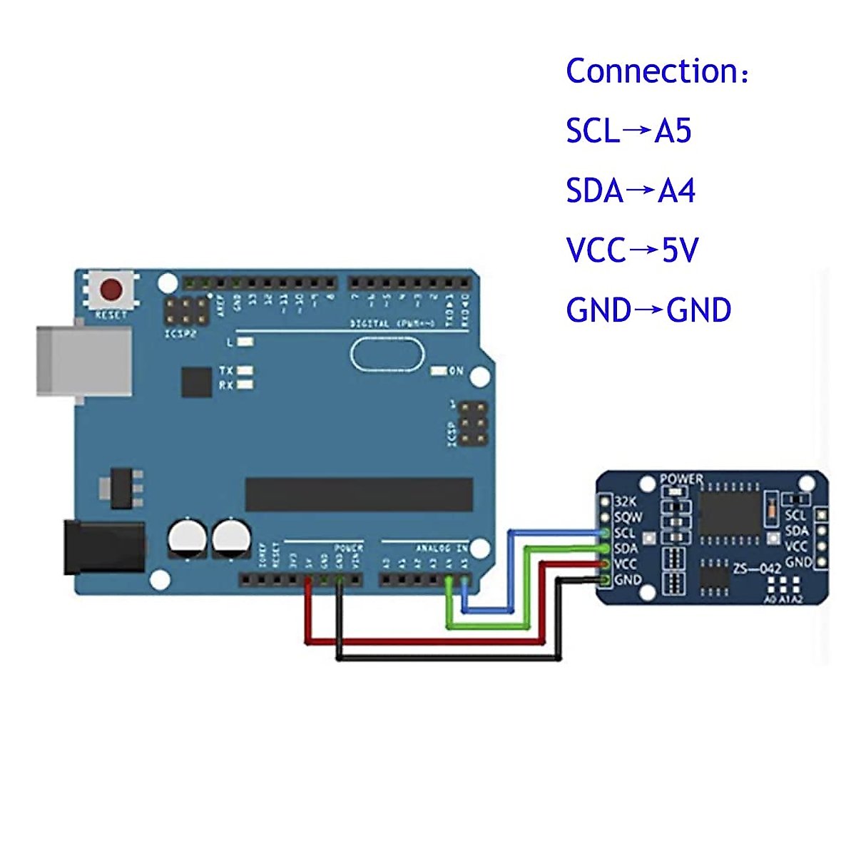 Geekstory 5PCS DS3231 Real Time Clock Module RTC Sensor High Precision AT24C32 IIC Timer Alarm Clock for Arduino Raspberry Pi