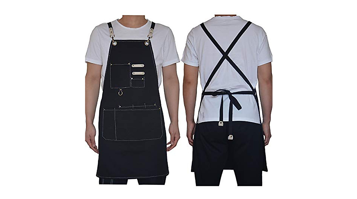Mactso Chef Apron - Adjustable & Water Resistant