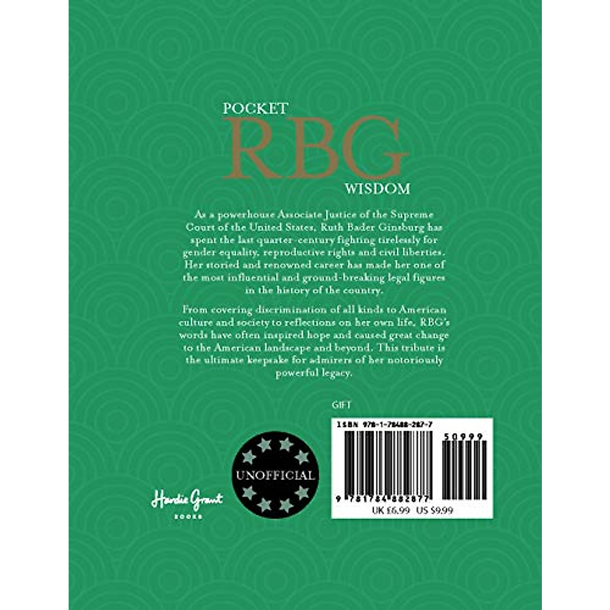 Pocket RBG Wisdom: Supreme Quotes and Inspired Musings from Ruth Bader Ginsburg