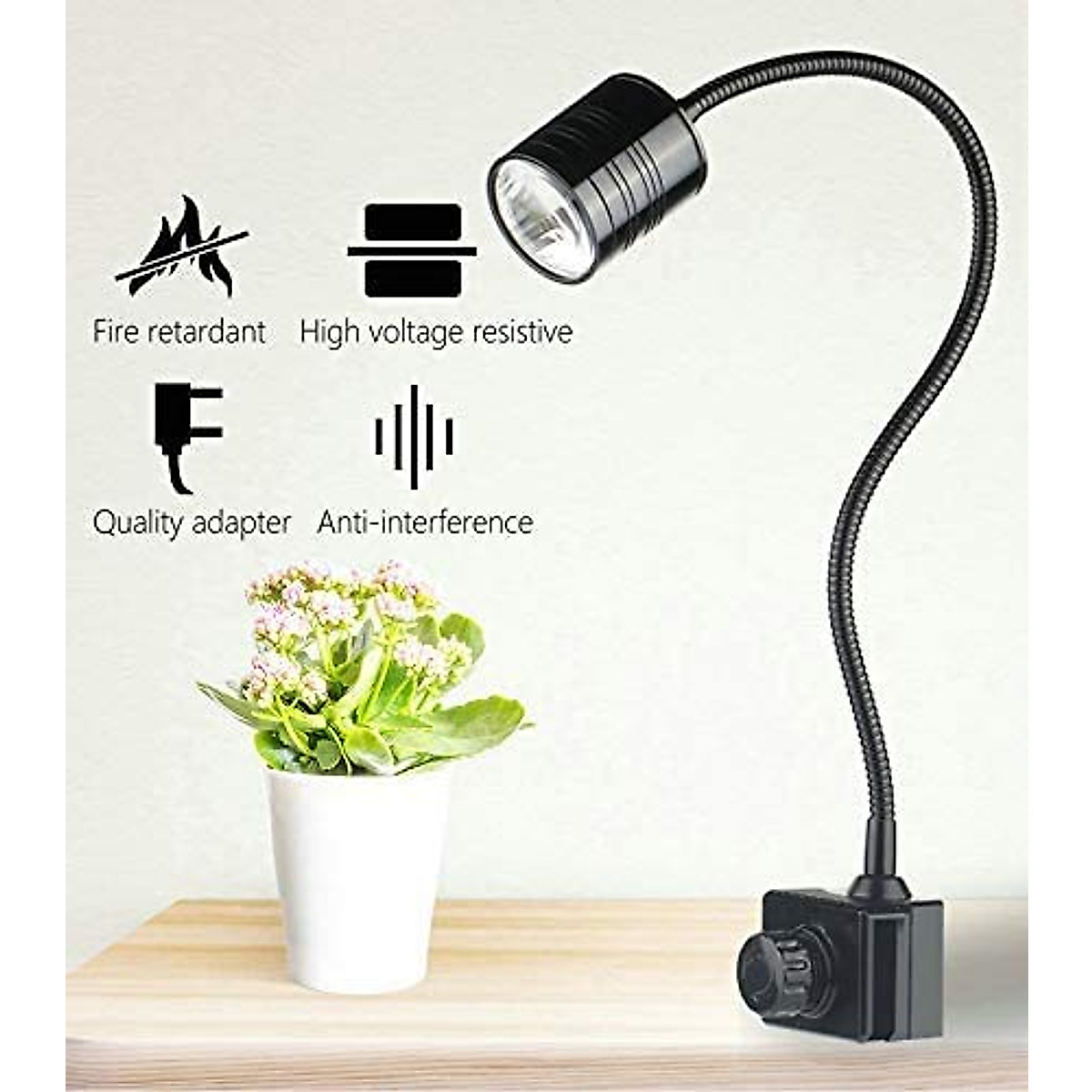 NILIPAL LED Aquarium Light - Freshwater Fish Tank Light Vivarium Terrarium Spotlight 3 Colors 3000K 4000K 6000K Cool Warm White for Planted Fish Tank (3 Colors)