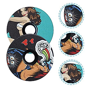 Didiseaon Arts Training Equipment 2Pcs Headset Cover MTB Stem Cap Front Fork Stem Caps Bowl Headset Cover Stem Mountain Bike Headset Cover Kustomcaps