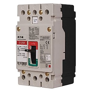 Eaton Electrical - EGH3040FFG - Eaton Cutler-Hammer () Series G Circuit Breaker: EG-Frame, 3 Pole, 40 Amp, 70kA @ 415, 65kA @ 480V Fixed Thermal, Fixed Magnetic