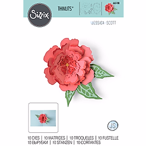 Sizzix Thinlits Die Set 10PK Pop-Up Flower by Jessica Scott, 665188