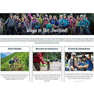 Evergreen Mountain Bike Alliance Wool Socks Blue M