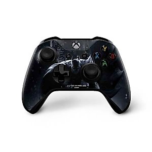 Skinit Decal Gaming Skin Compatible with Xbox One X Controller - Officially Licensed Warner Bros Batman Smoke Design
