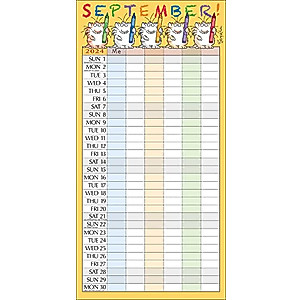 Sandra Boynton's My Family Calendar 17-Month 2023-2024 Family Wall Calendar