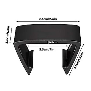 Blulu 50 Pieces Patio Furniture Clips Outdoor Furniture Sofa Clips 2.4 D x 1.4 W x 1.22 H Rattan Clamps Wicker Chair Fasteners, Connect The Sectional or Module Couch