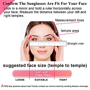 SIPHEW Polarized Sunglasses for Women, Mirrored Sunglasses-Fashion Oversized Eyewear with UV400 Protection