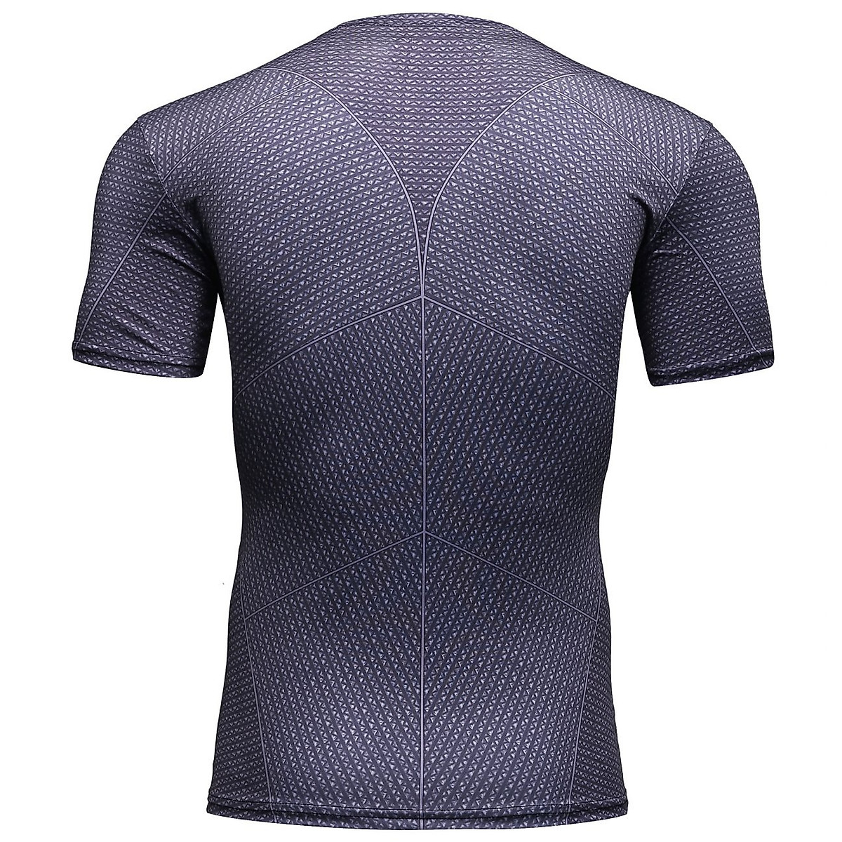 Red Plume Men's Compression Sports Shirt Short Sleeve Bat Athletic Tank Top