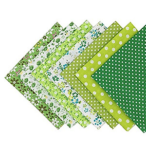 56pcs 9.8" x 9.8" Floral Printed top Cotton Fabric Bundle Squares Quilting Sewing Patchwork Cloths DIY Scrapbooking Crafts