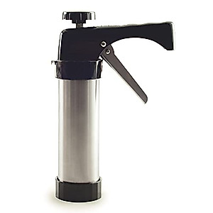 Norpro S/S Cookie/Icing Press with Case, Black