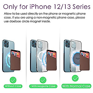 doeboe for Magsafe Wallet, Magnetic Phone Card Holder
