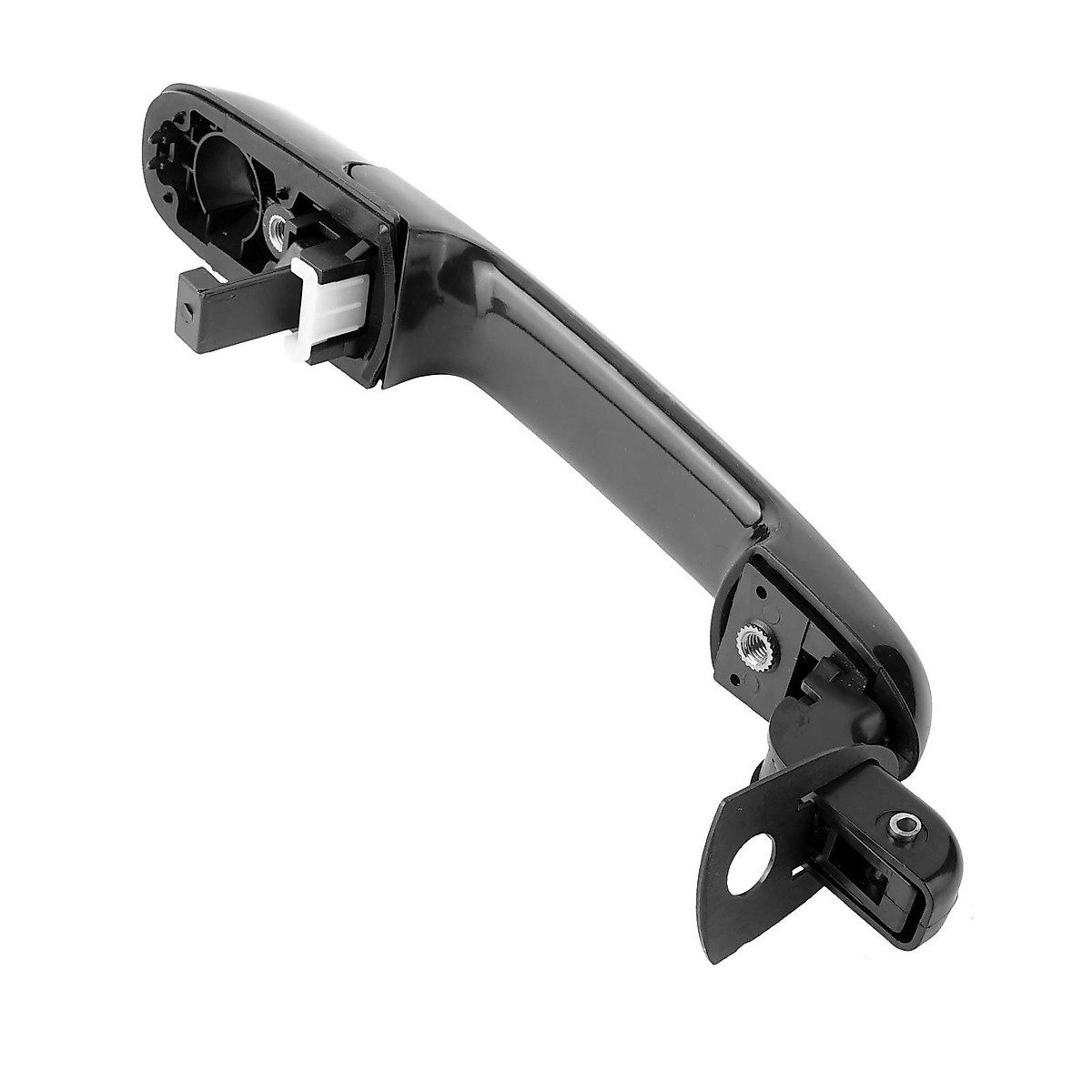 Door Handle Fits for Hyundai Accent 2006 2007 2008 2009 2010 2011 Front Driver Exterior Door Handle with Keyhole Replace # 80700 82650-1E050