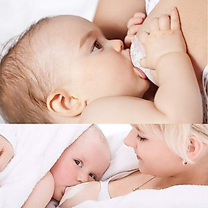 YIYEE Nipple Shields for Nursing Newborn 2 Count, Upgraded for Protecting Inverted & Sore Nipples, Assisting Latch Difficulties, Great for Breastfeeding Mothers, Carrying Case Included