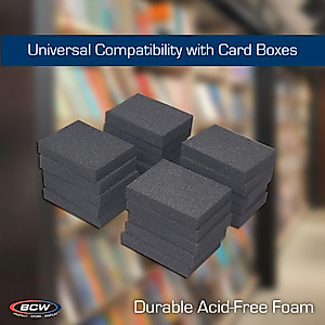 BCW Monster Pads - 20 Pack | Acid-Free Foam Inserts for Card Storage Boxes