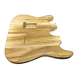 Solo ST Style Double Neck DIY Guitar Kit, Paulownia Body, DSTK-1