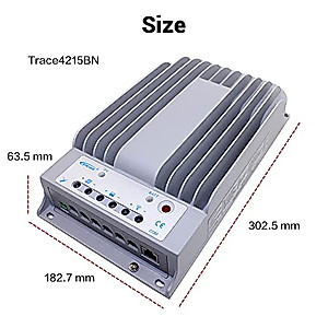 Epever 40A MPPT Solar Charge Controller Tracer BN Series Negative Ground 40 Amp Solar Panel Charge Controller 12V/24V Auto Identifying Intelligent Regulator Max. PV 150V