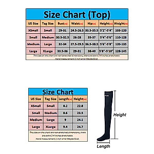 Micosuza Women's Shorty Wetsuit One Piece Long Sleeve Front Zip 2mm Neoprene Surfing Swimming Snorkeling Diving Suits