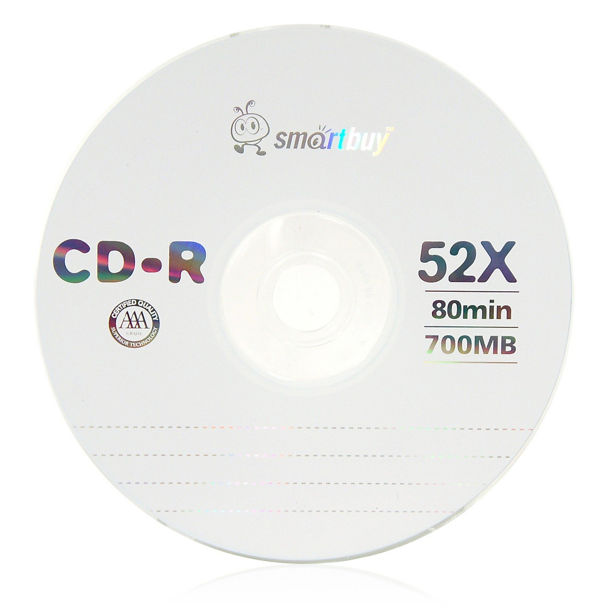 Smart Buy Logo CD-R 1800-Pack 700mb 52x Blank Data Recordable Discs, 1800 Disc, 1800pk